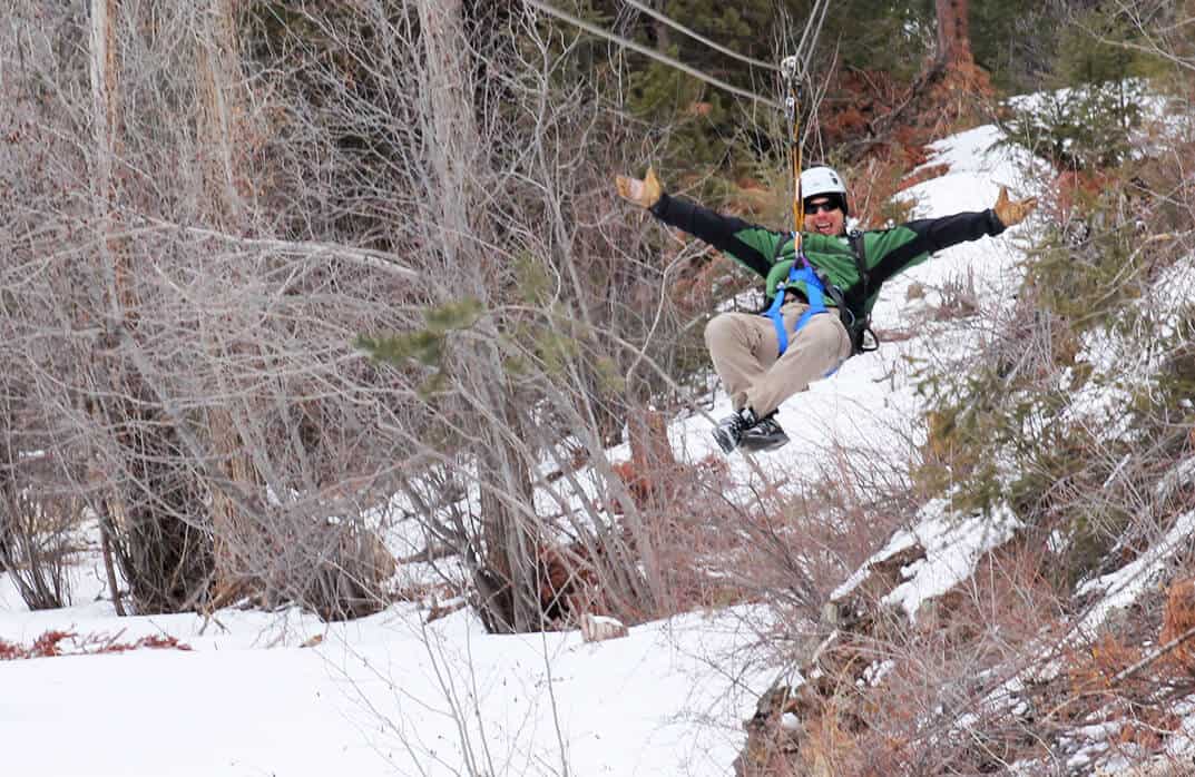 Schedule Your Winter Zip Line Tour | AVA Rafting & Zipline